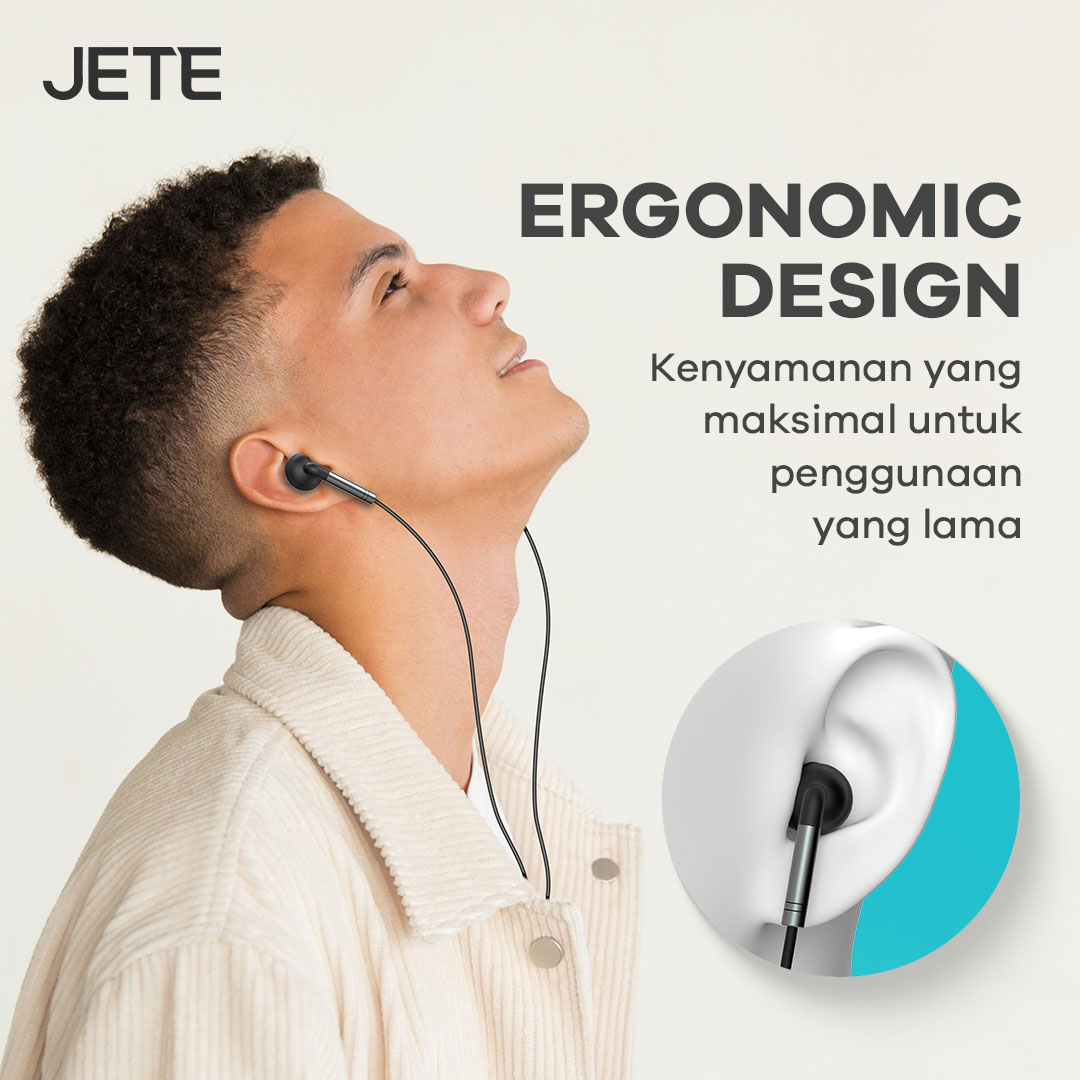 Headset Terbaik | Earphone JETE HX12 Type C | Doran Gadget | Earphone
